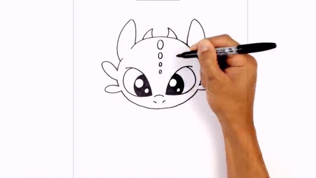 Những hình ảnh vẽ rồng răng sún đáng yêu